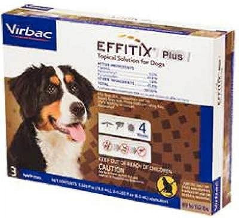 Effitix Plus Topical Solution for XLarge Dogs 89 to 132 lbs 3 Doses ...