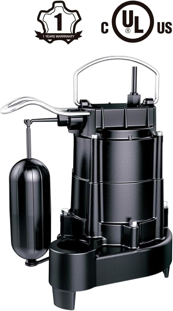 Effluent Pump Reliable Motor Protection, Automatic Operation with Float ...