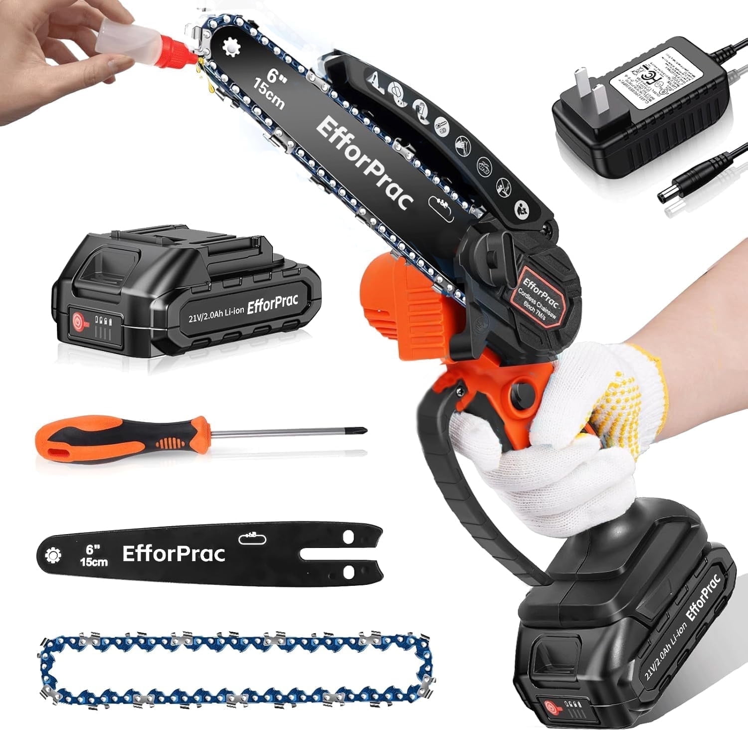 Customer reviews for EfforPrac 6 inch Mini Chainsaw, Cordless Electric ...