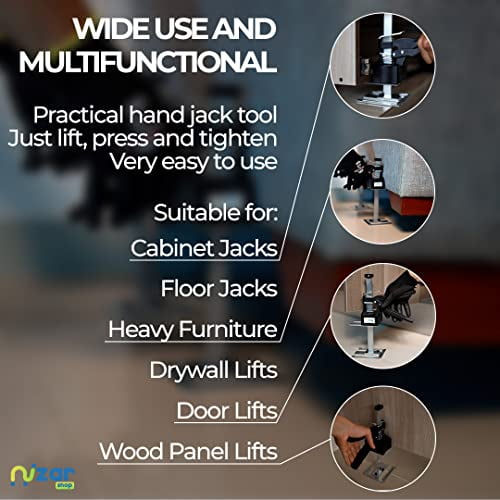 Effort Elevator, 12 inch Labor Saving Arm Jack, Drywall Lift Hand Tool ...