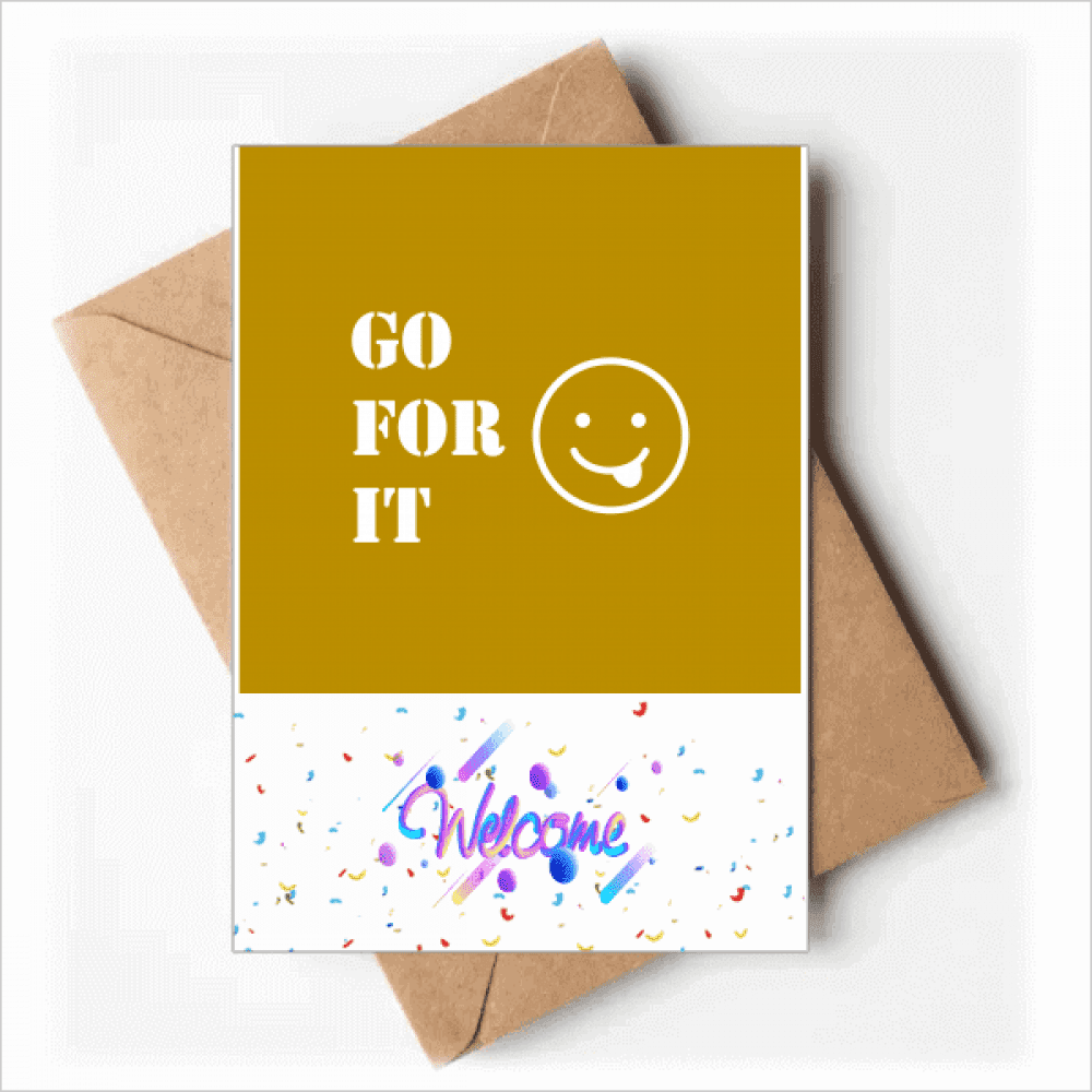 Effort Expression Struggle Meaning Welcome Back Greeting Cards ...