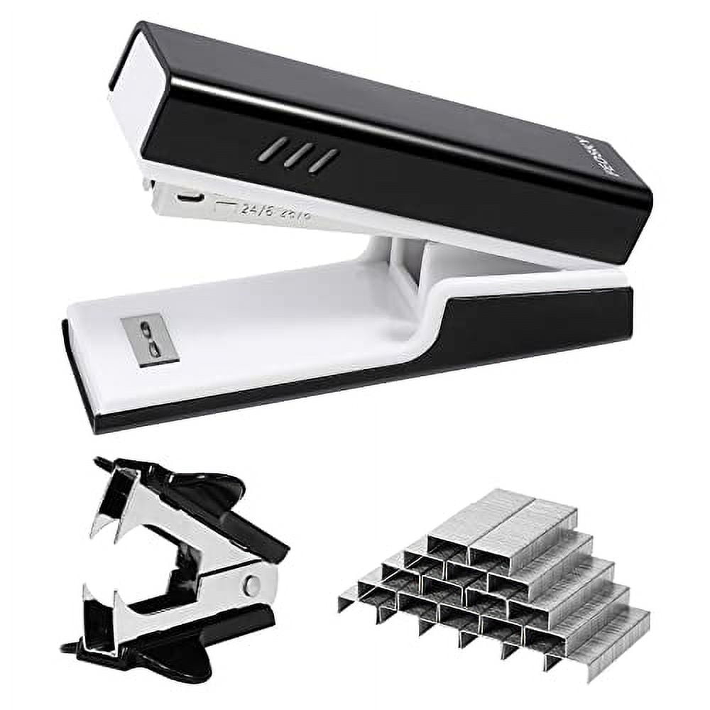 Effort Saving Desktop Stapler, One Touch Stapling, Easy to Load ...