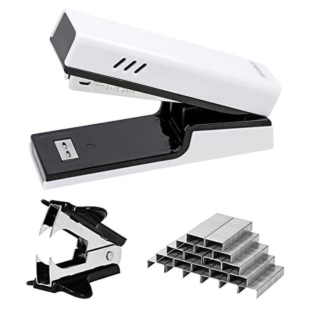 Effort Saving Desktop Stapler, One Touch Stapling, Easy to Load ...