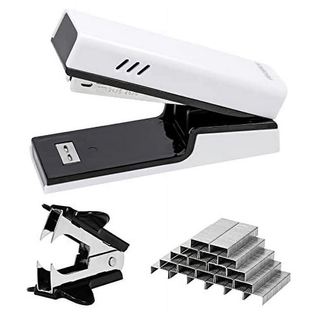Effort Saving Desktop Stapler, One Touch Stapling, Easy to Load ...