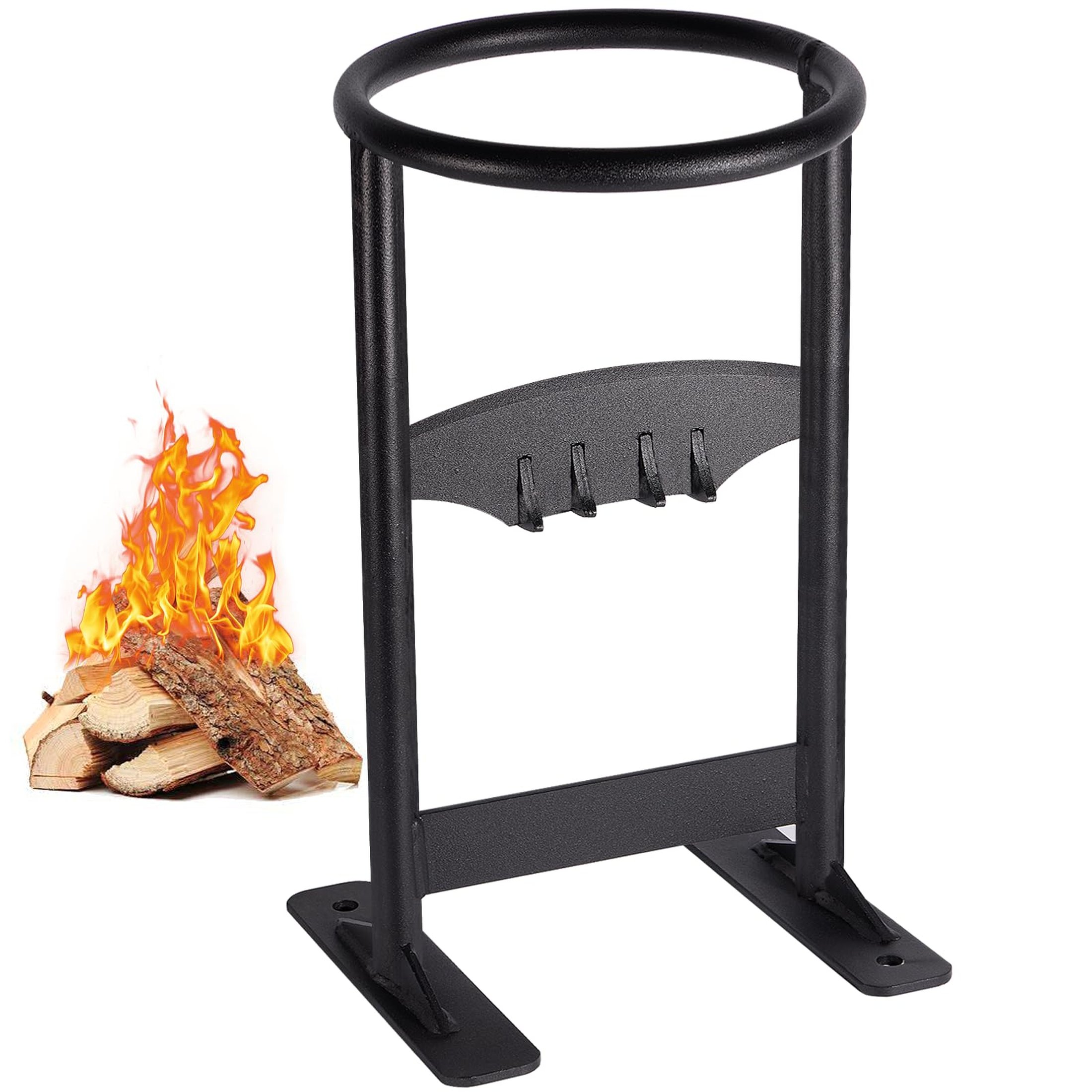 Effortless Cast Iron Kindling Splitter for Home and Campsite Use ...