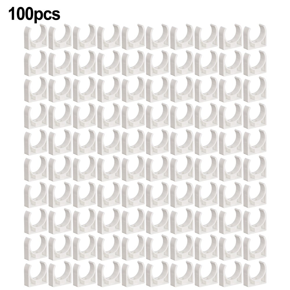 Effortless Installation of PVC Pipe Clamps 100 Pack for 34 U Shaped ...