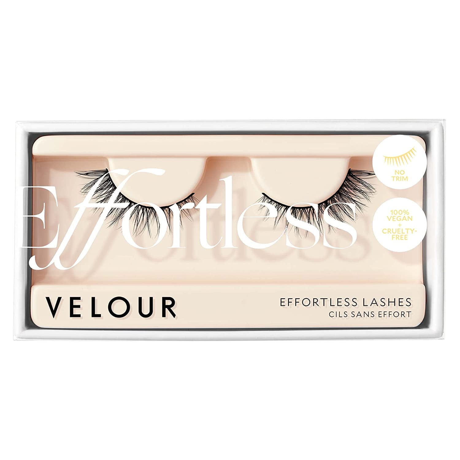 Effortless Lashes, Natural Looking False Eyelashes, Fluffy ...