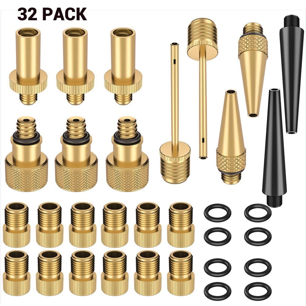 Effortless Operation Bicycle Valve Adaptors, Permanent O-Ring Ensures ...
