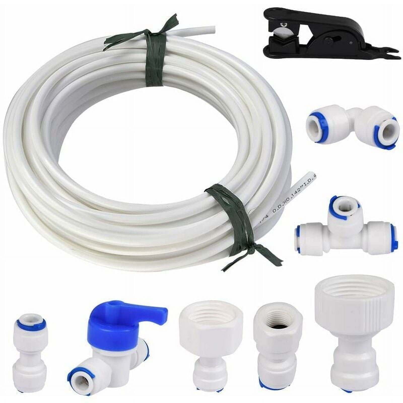 Effortless Refrigerator Water Line Connection, Quick Connect Fittings ...