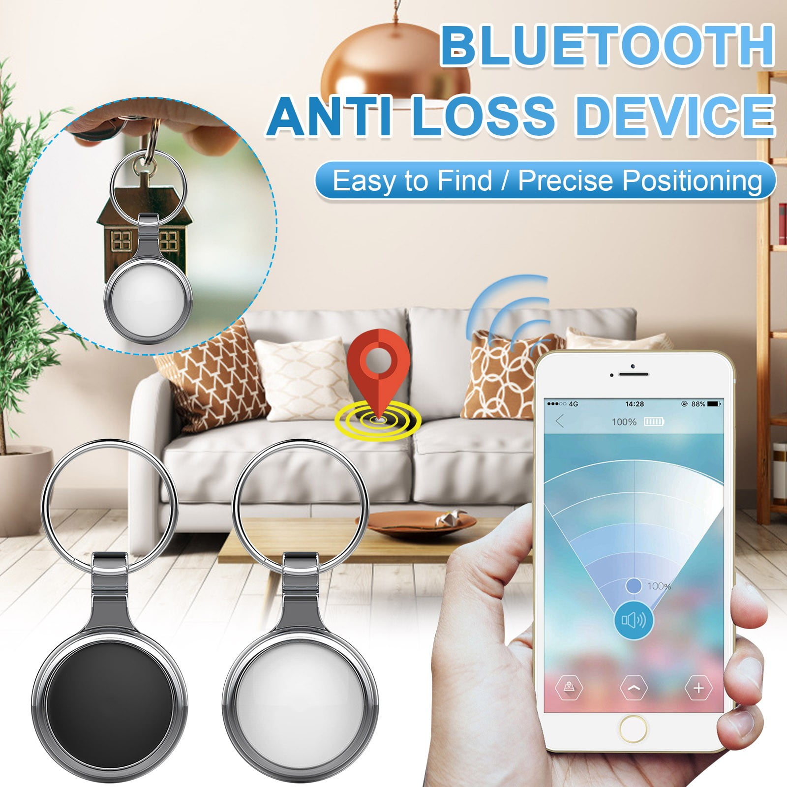 Effortless Shopping, Bluetooth Pet Tracker, Child Locator Device, Real ...