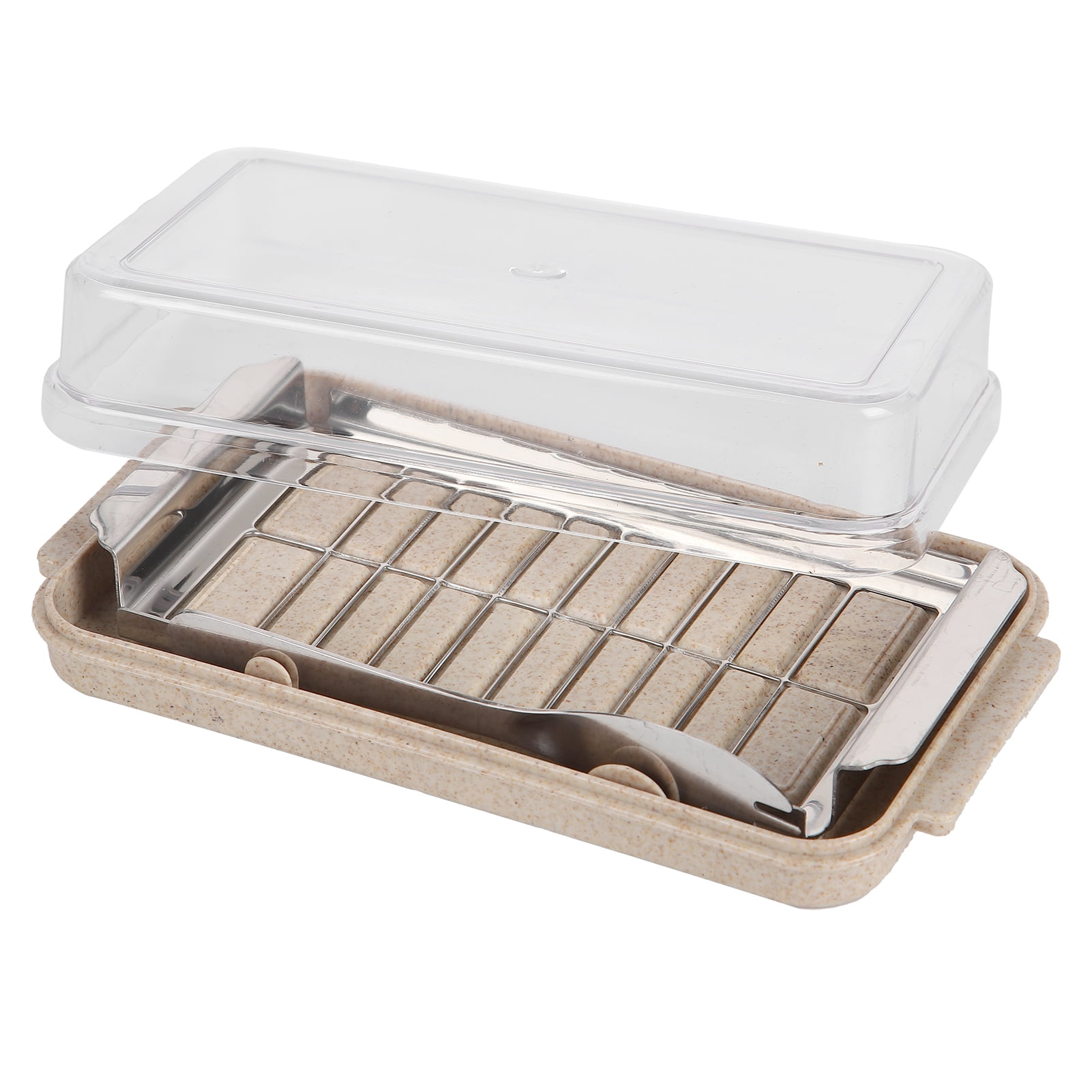 Effortless Slicing, Butter Cutter Container with Stainless Steel Cutter ...
