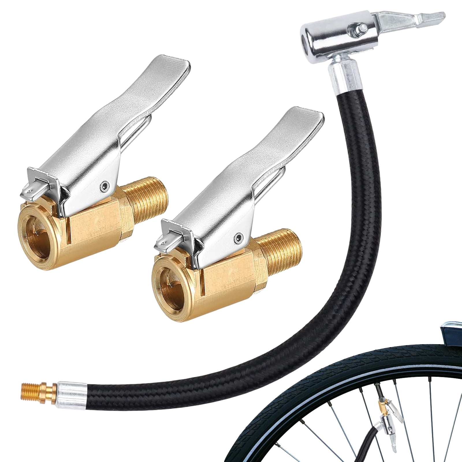 Effortless Tire Inflation Experience, Closed Ball Clip-on Air Chuck ...