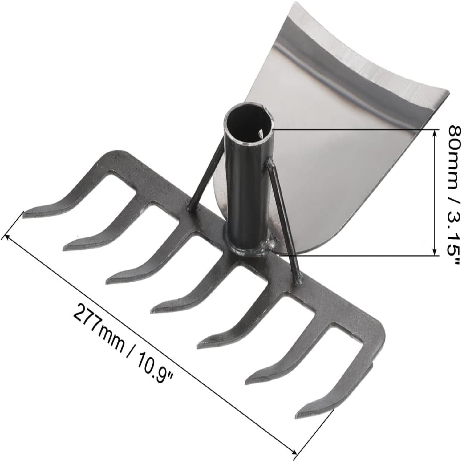 Effortless Weeding and Soil Loosening with Multifunctional Black Double ...