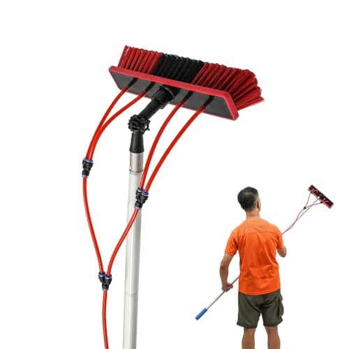 Effortless Window & Solar Panel Cleaning – Extendable Water Fed Pole ...