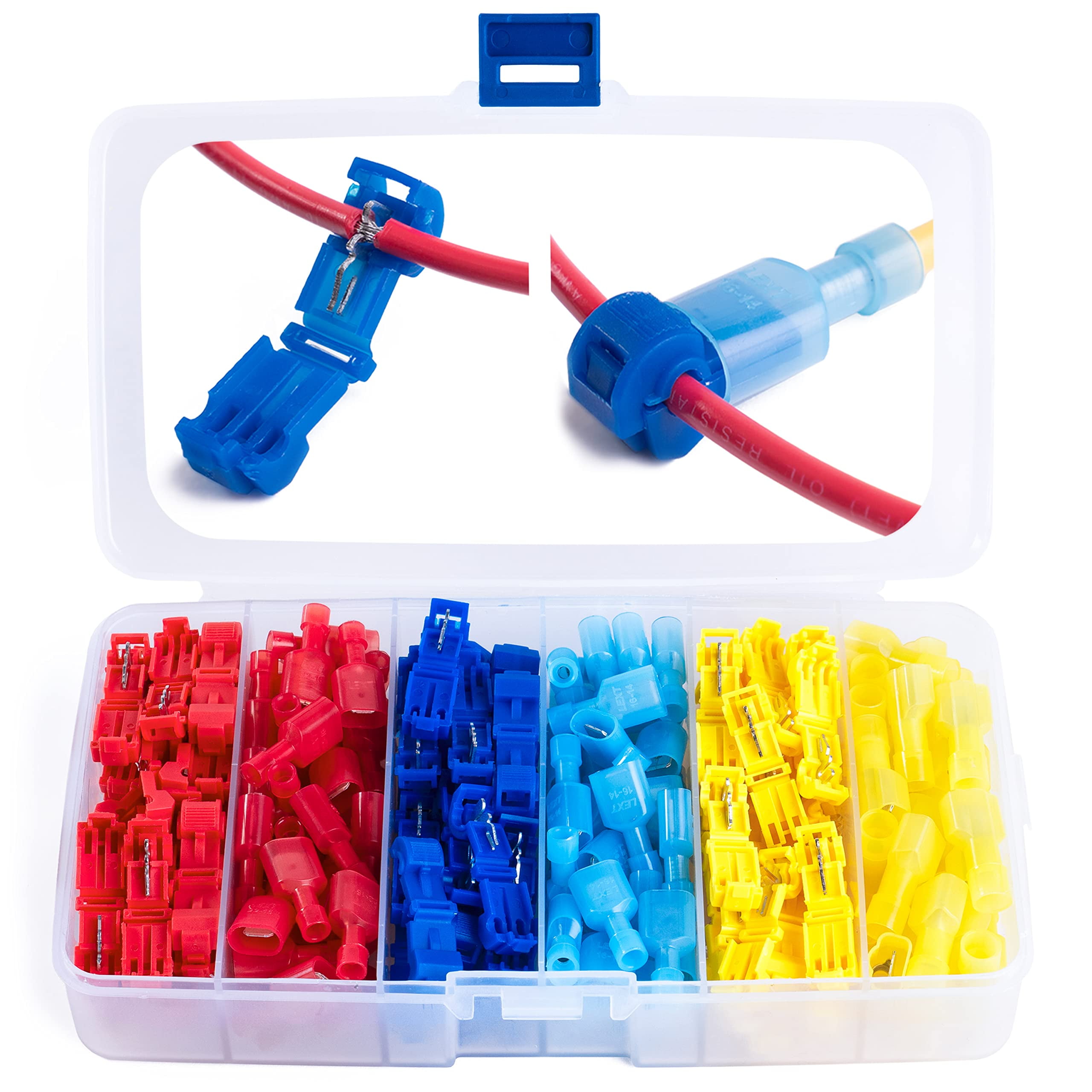 Effortless Wire Connection, Self-stripping Electrical Tap Connector ...