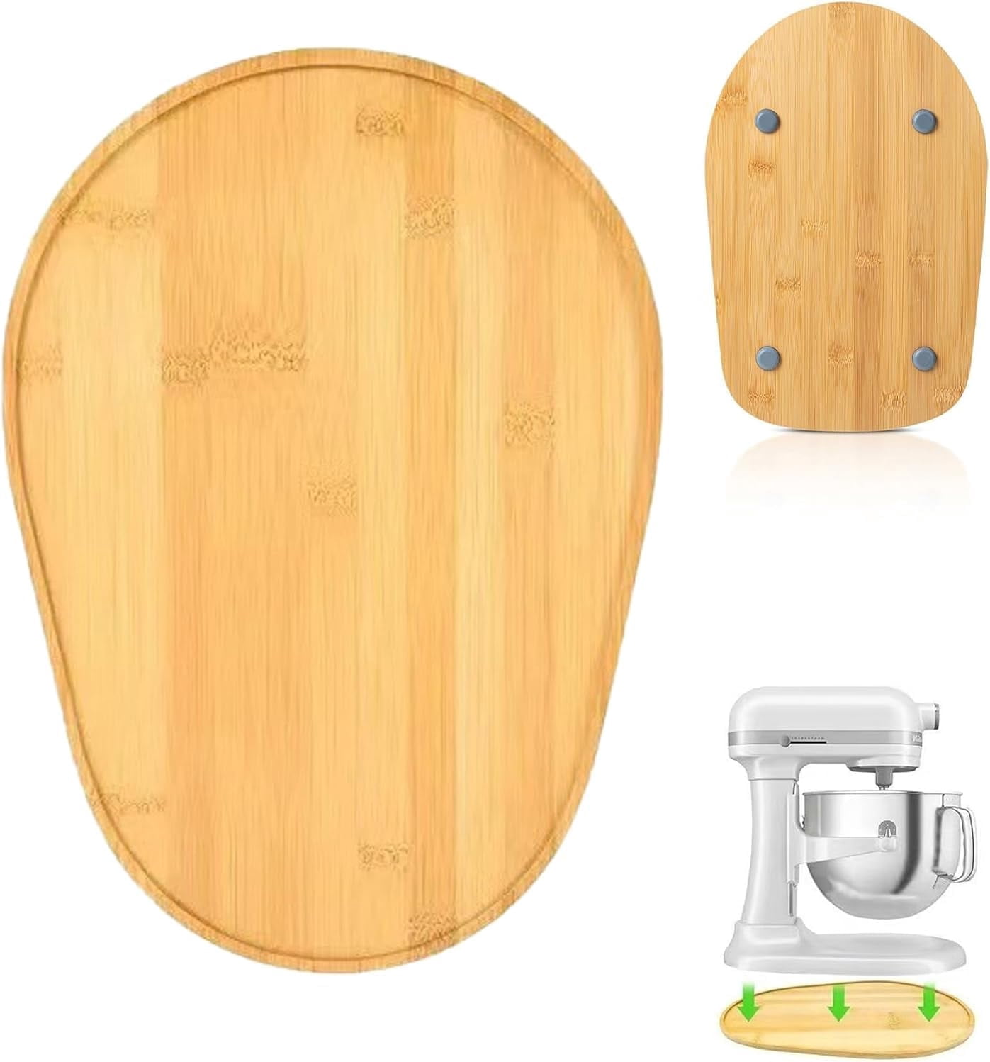 Effortless Wooden Mixer Sliding Tray, Moving Mat for Mixer, Vertical ...