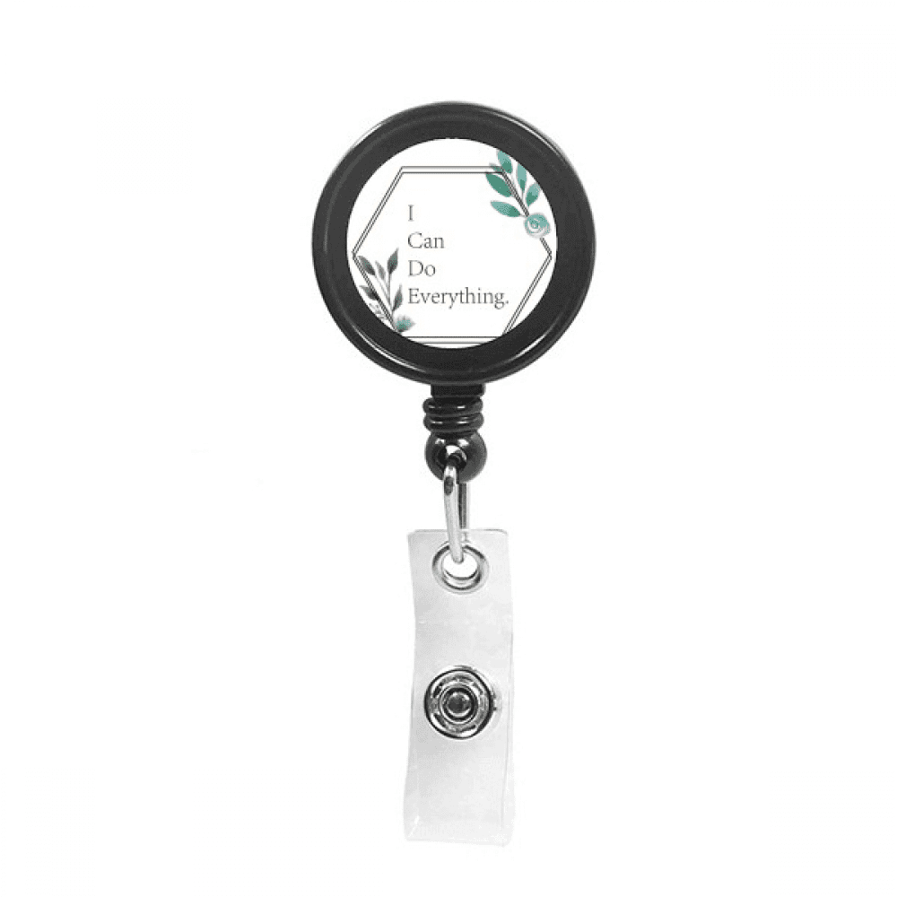 Efforts Affirm Border Retractable Keychain Badge Holder ID Badge ...