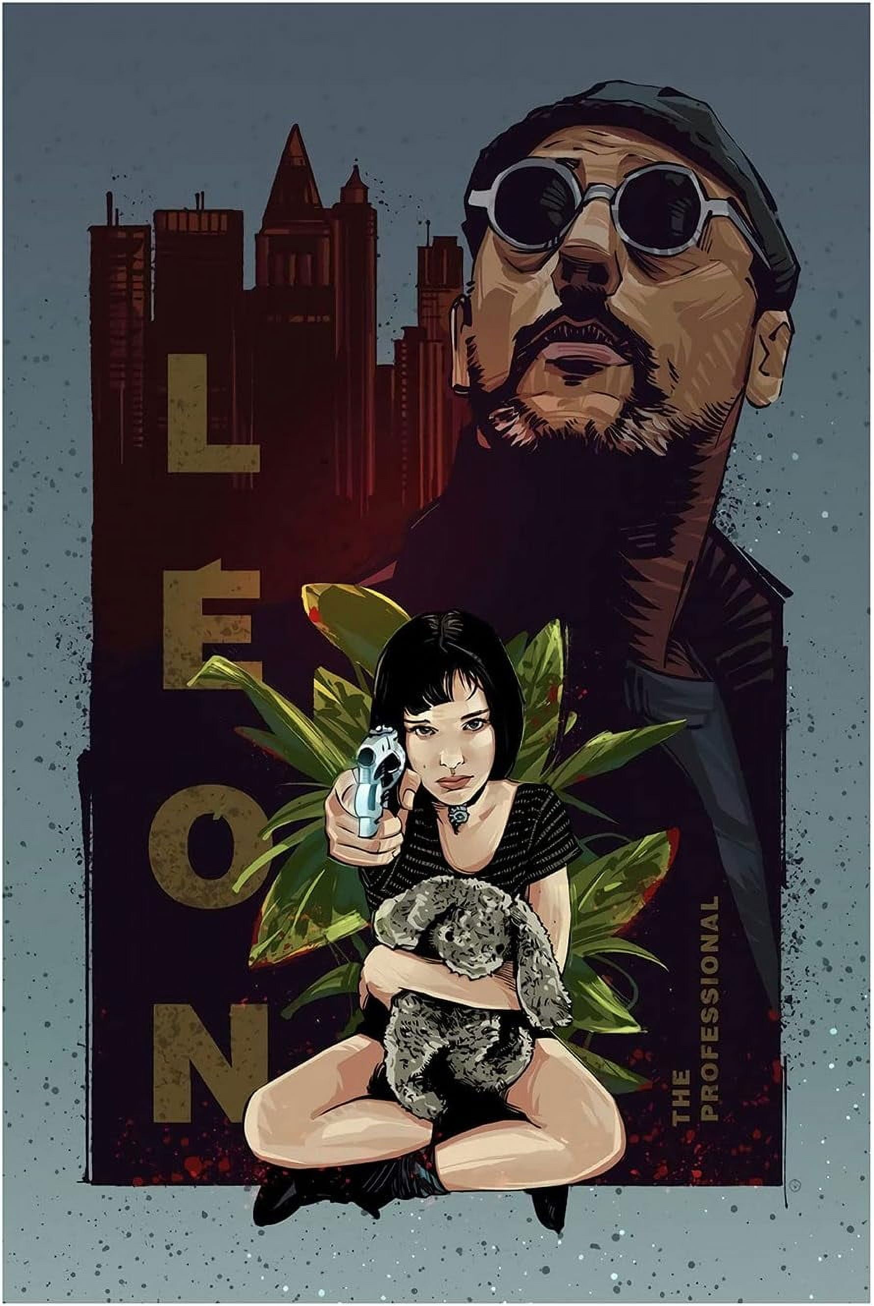 Eflormes Leon The Professional Movie Poster Decorative Painting Canvas ...