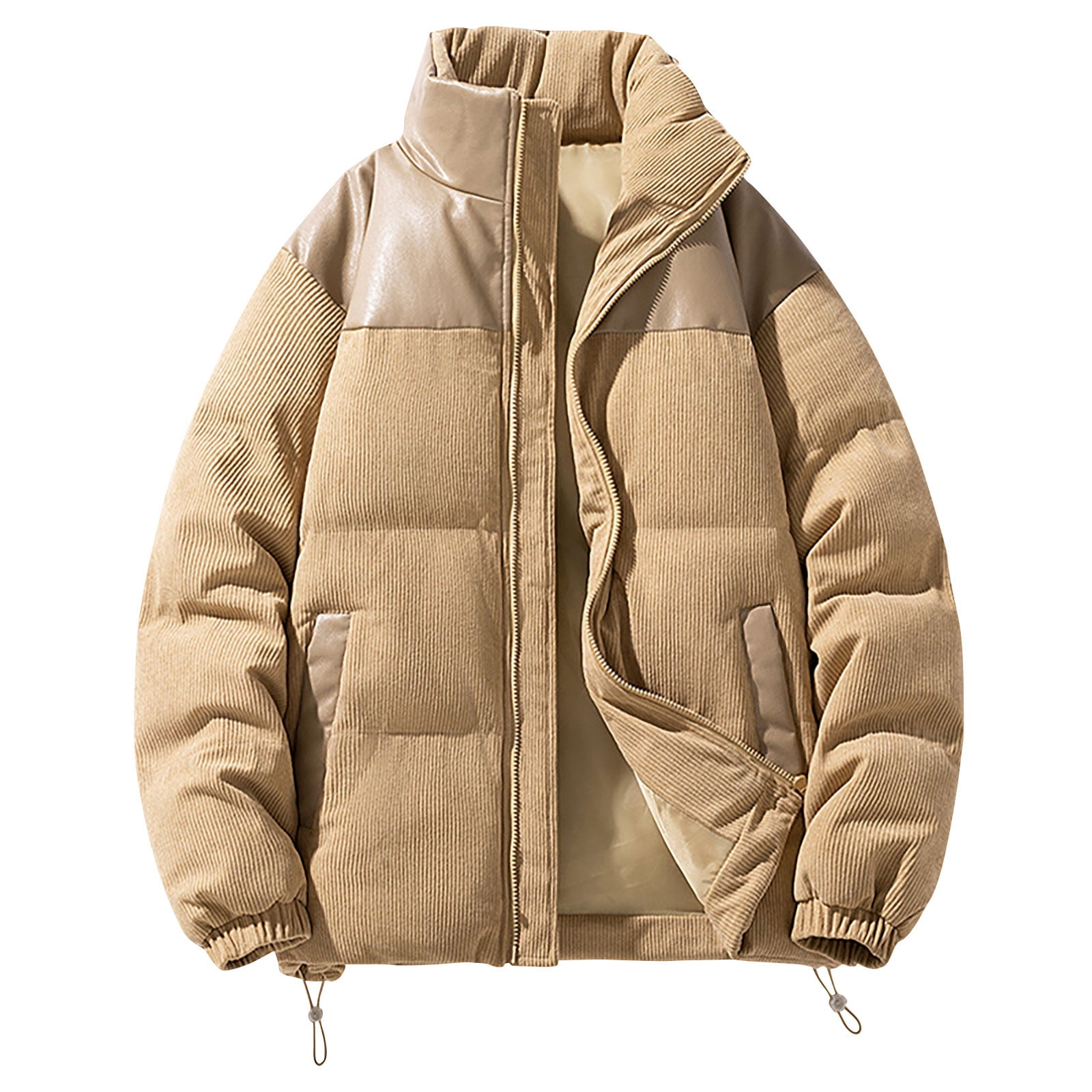 Efngkp Men's Trench Coat Long Medium Length Coat Regular Fit Trench ...