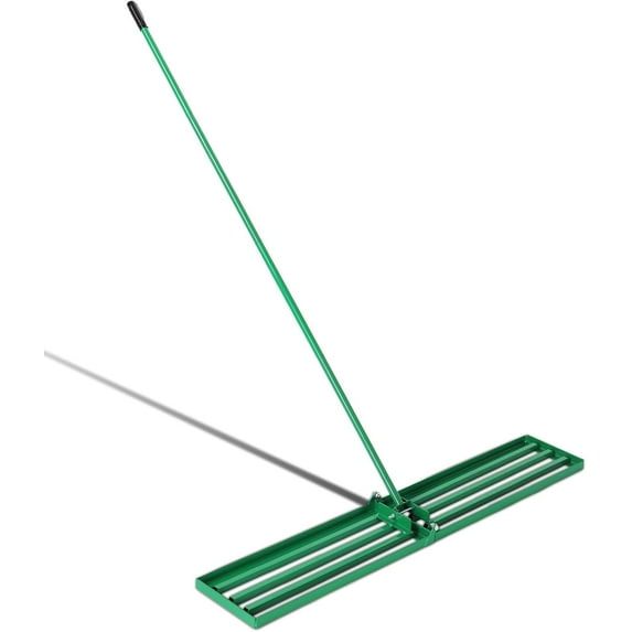 Efoee Lawn Leveling Rake – 36" Steel Handle Yard Leveler, Lawn Level ...