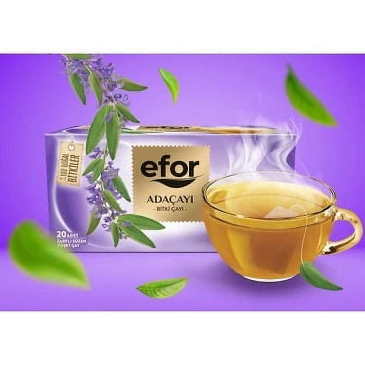 Efor Sage Tea Cup Teabag Herbal and Fruit Tea - 20's - Walmart.com