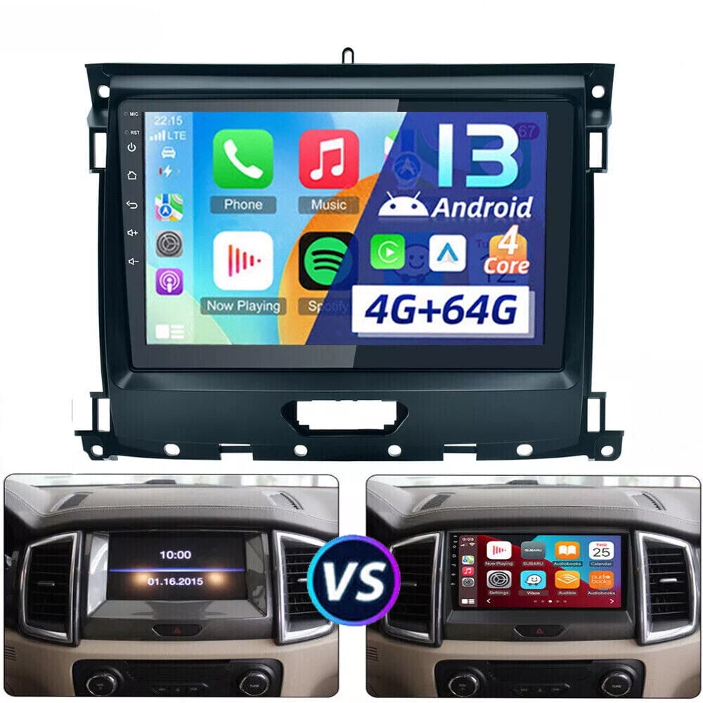 Eforcase 4+64G Android 13 Car Stereo Radio for Ford Ranger 2016-2019 ...