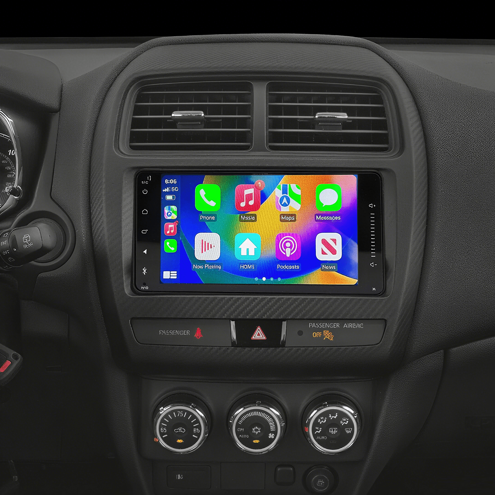 Eforcase 4+64G Car Stereo Radio for Mitsubishi Lancer, Triton ...