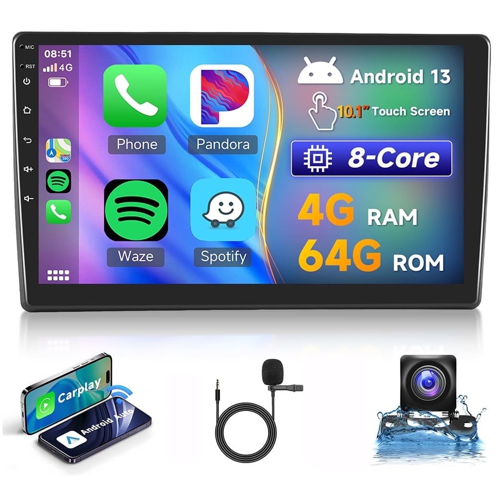 Eforcase 4G+64G Car Stereo Radio for Chevrolet Silverado Chevy Yukon ...