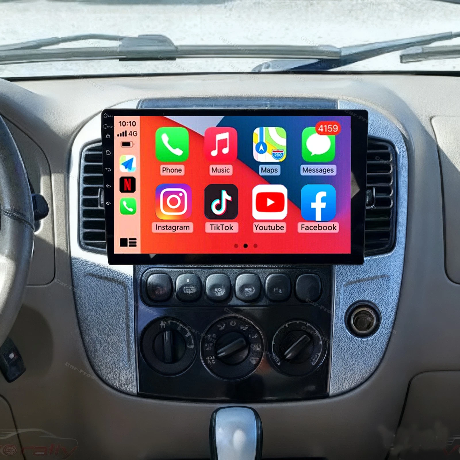 Eforcase 4G+64G Android Car Stereo for Mercury Mariner 2005-2007 with ...
