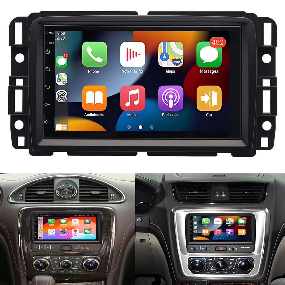 Eforcase 7" Android 14 Car Radio Stereo for GMC Acadia 2013-2017,for ...