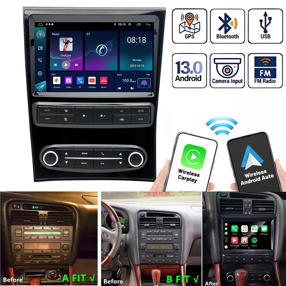 Eforcase 9" Car Radio Stereo for Lexus GS-Series GS300 GS400 GS430 1998 ...