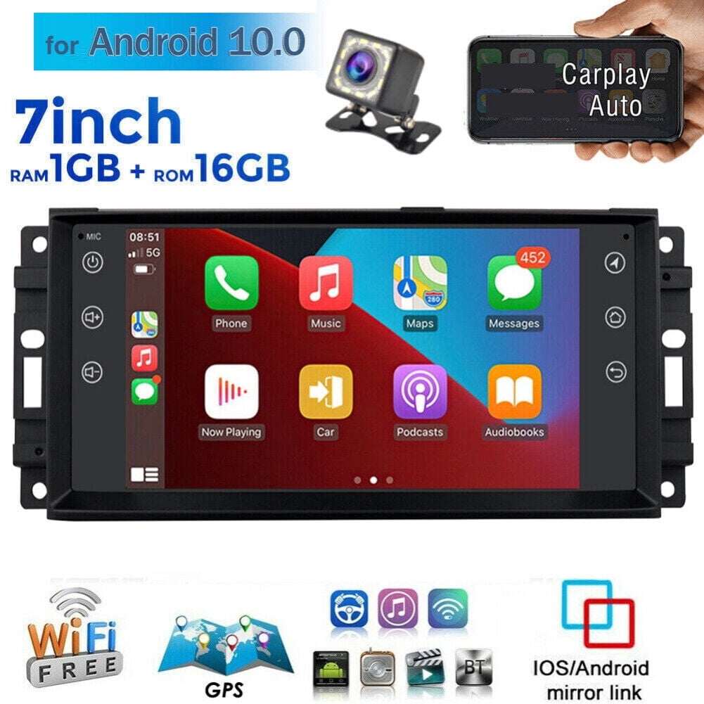 Eforcase Android 13 Car Stereo Radio for Jeep Wrangler 7 Inch Touch ...