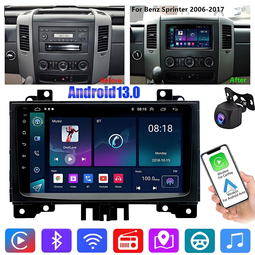 Eforcase Android 13 for Mercedes-Benz Sprinter 2006-2017 Carplay ...