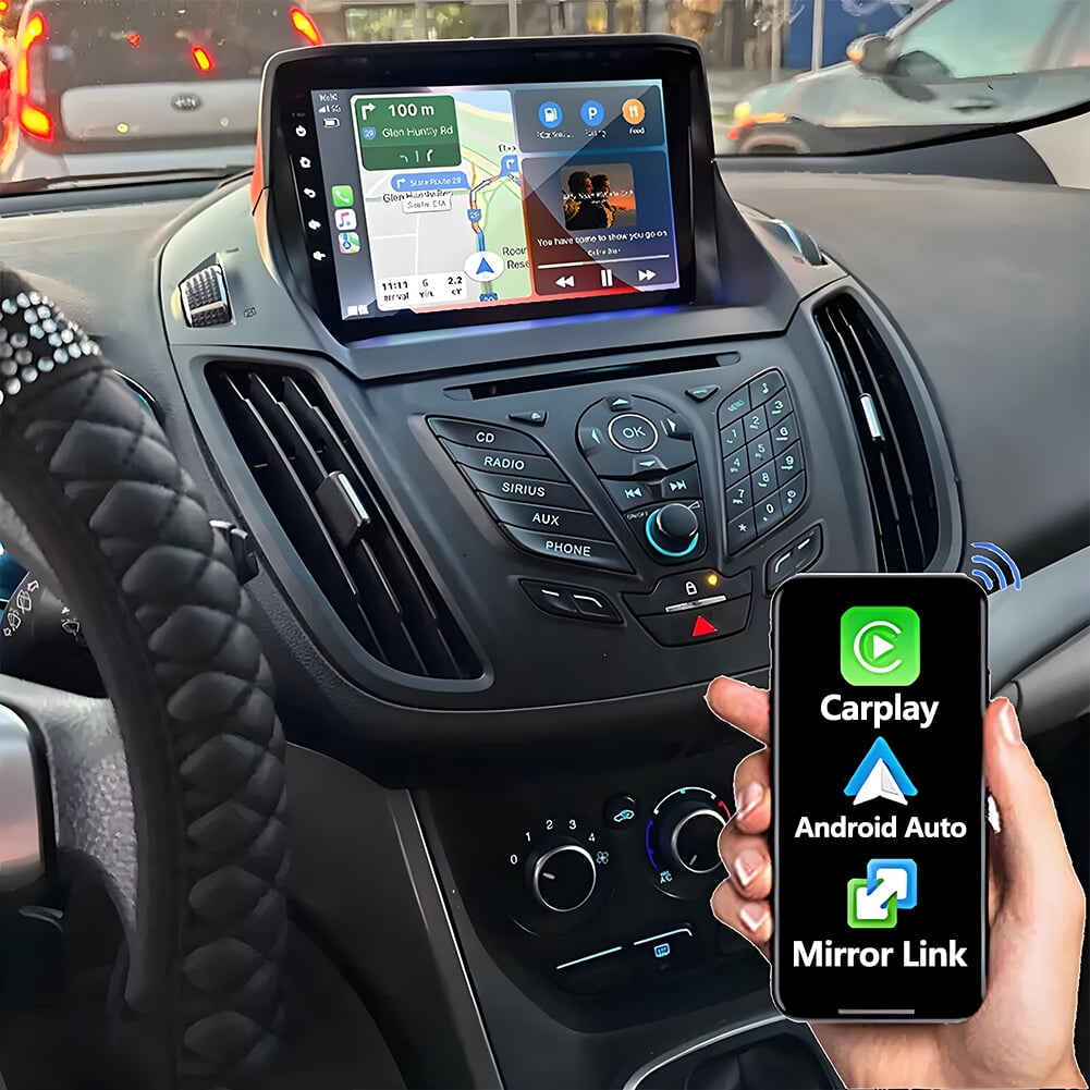 Eforcase Car Stereo for Ford Escape 2013-2017, Double Din Android Radio ...