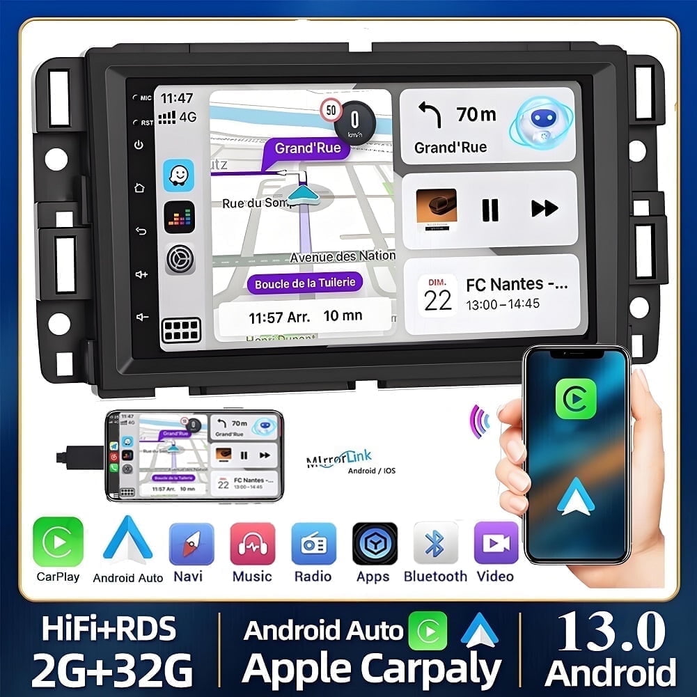 Eforcase Car Stereo Radio for Chevrolet Chevy Silverado Tahoe GMC ...