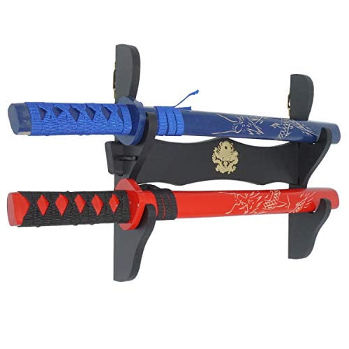 Eforlife Dragon Sword Holder Wall Mount Samurai Sword Rack Katana ...