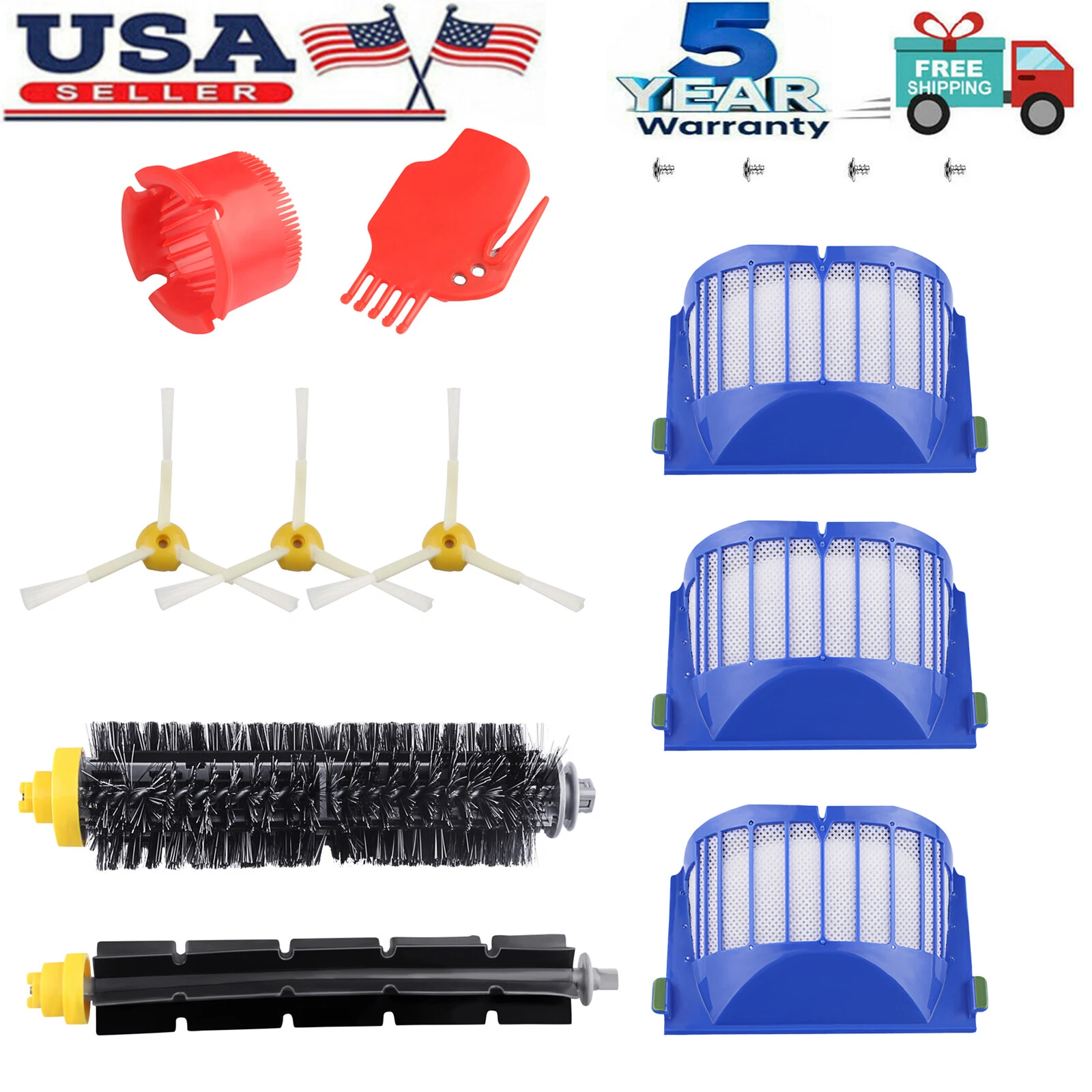 Efp Accessory Kit For Irobot Roomba 600 610 620 650 660 Series Vacuum Cleaner - Walmart.com