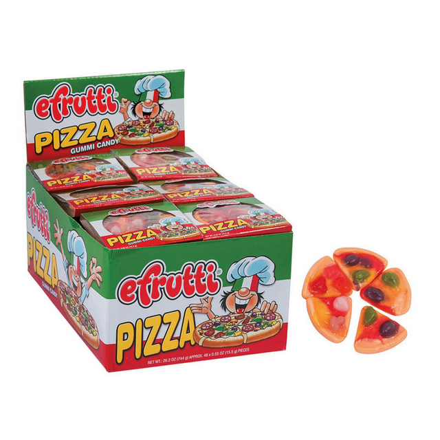 Efrutti Pizza Gummi Candy, 48-Count - Gummy Bulk Deal - Walmart.com