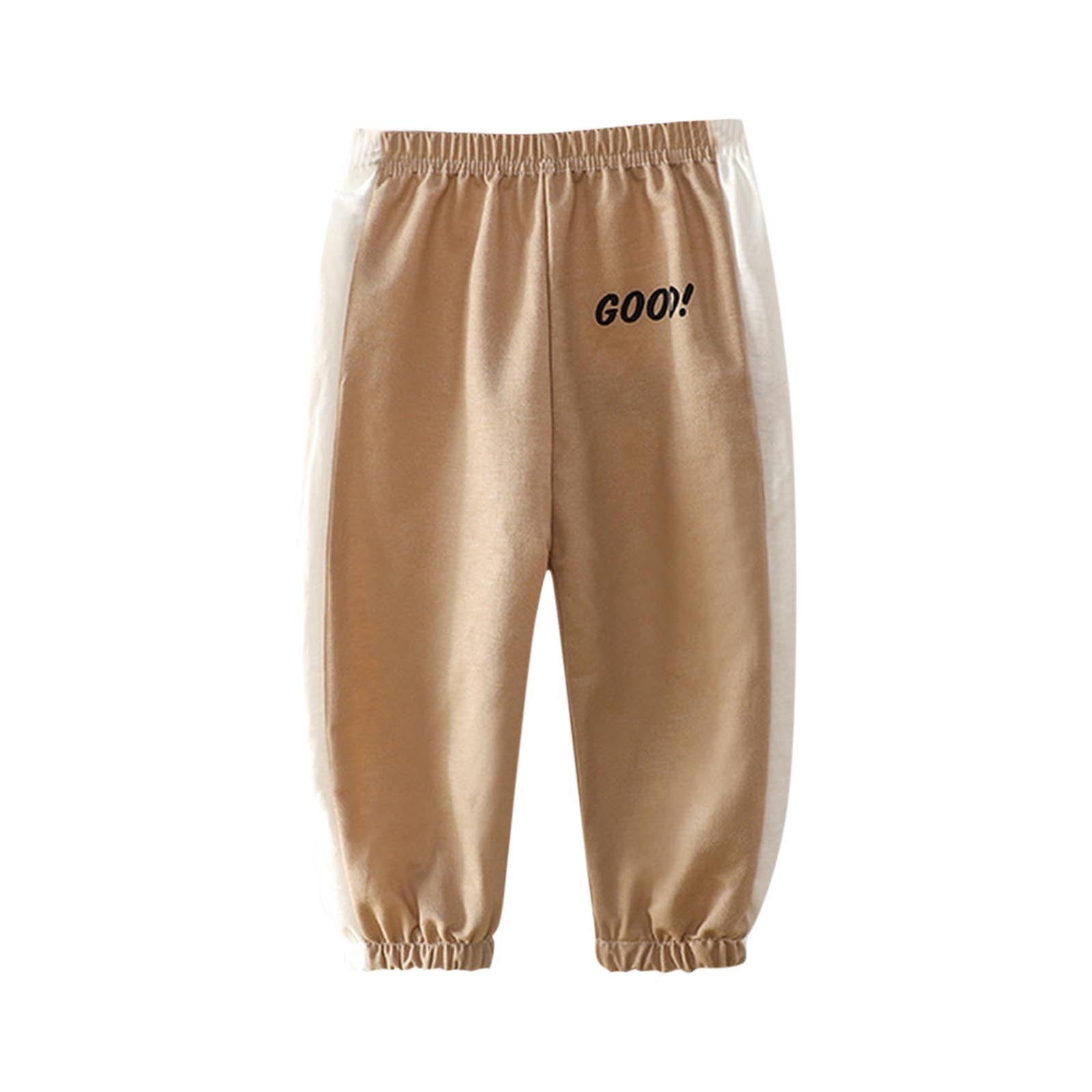 Efsteb Boys Jogger Pants Girls Sweatpants Casual Elastic Waisted ...