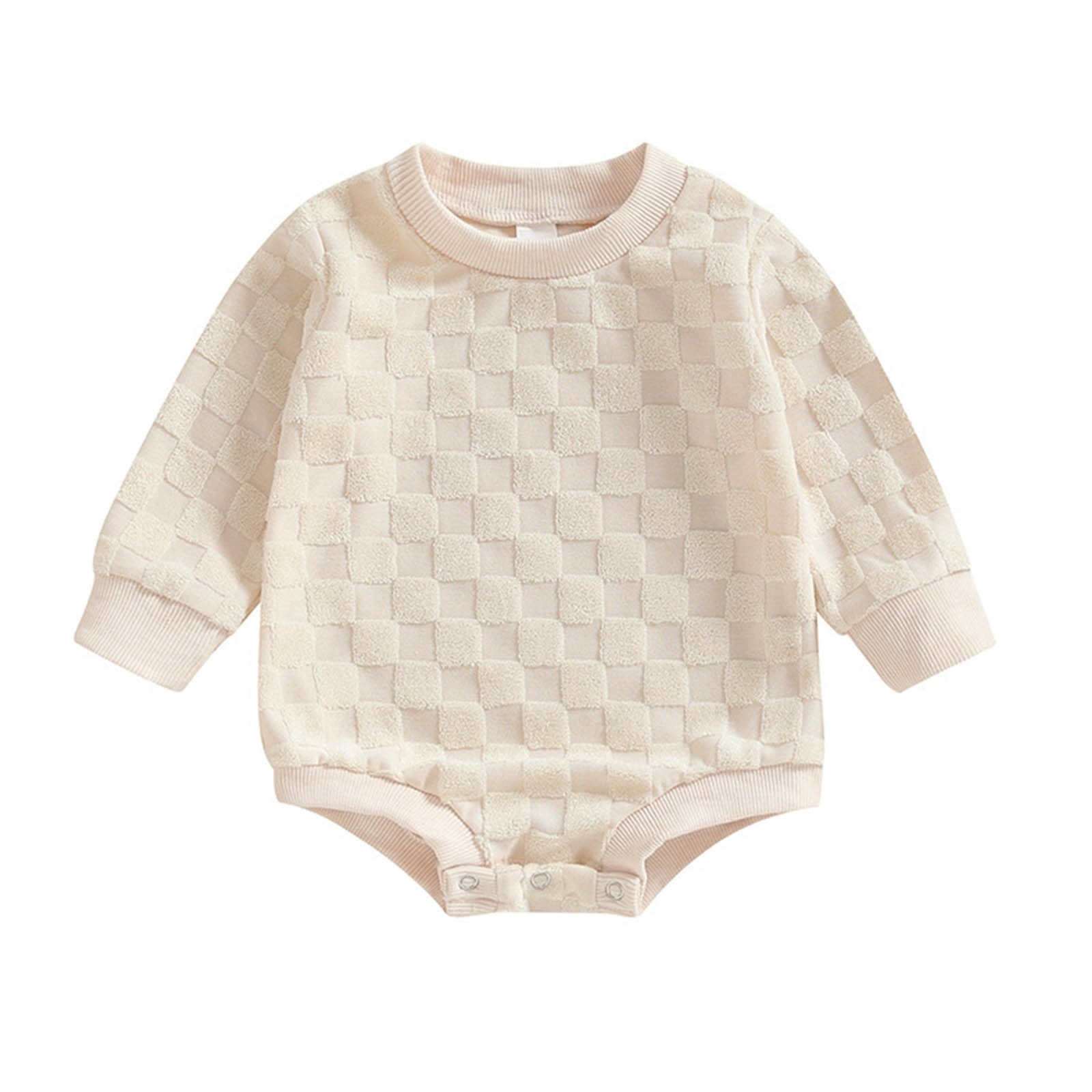 Efsteb Toddler Newborn Baby Girl Fall Romper Casual Round Neck Long ...