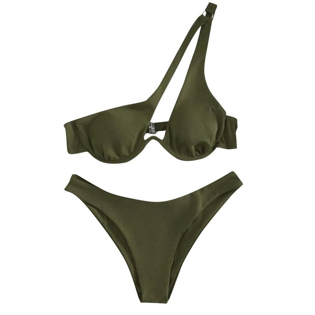 Efsteb Two Piece Swimsuit for Women Two Piece Swim Suit Halter ...