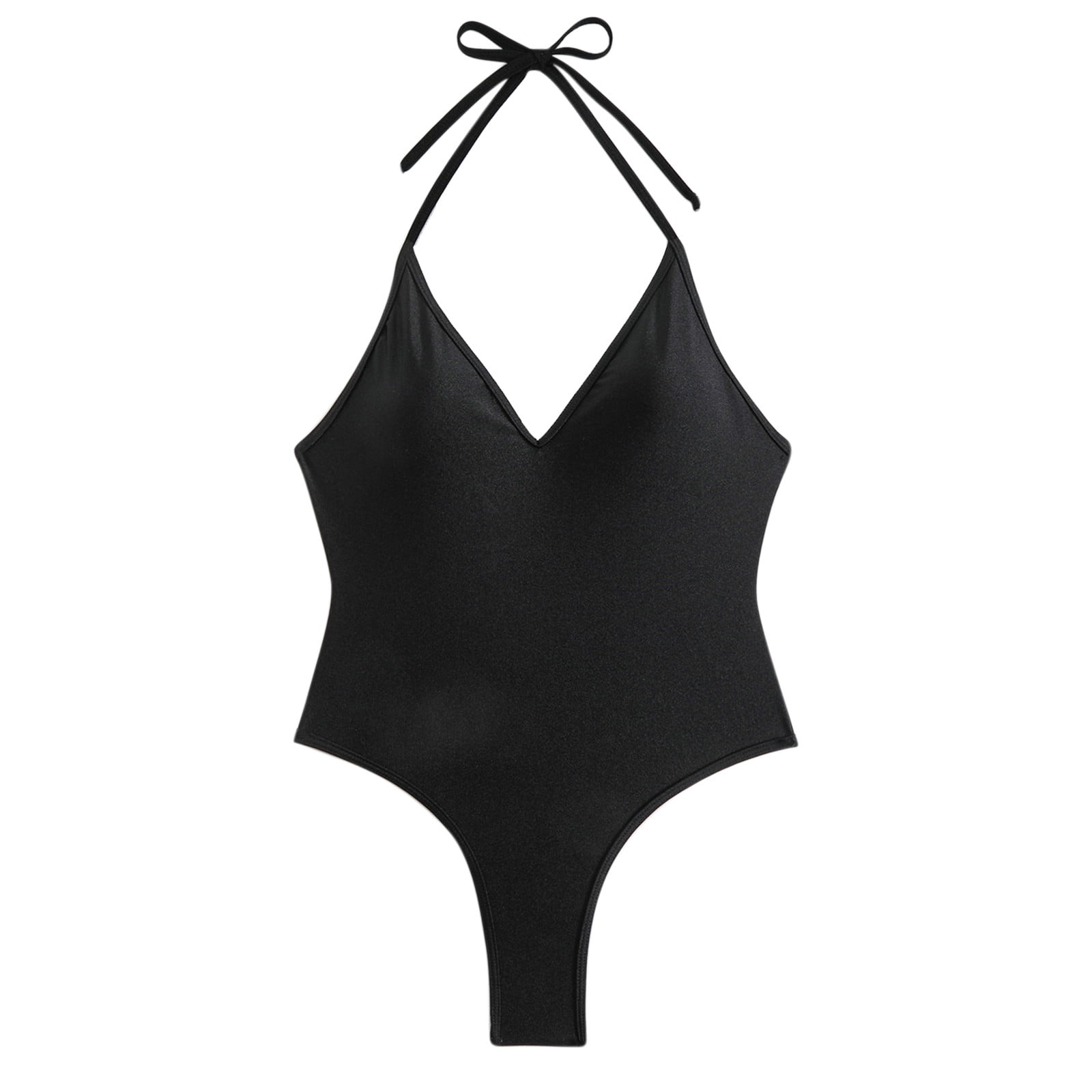 Efsteb Women Swimsuits Fashion Halter Bandage Backless Beach Swimming ...