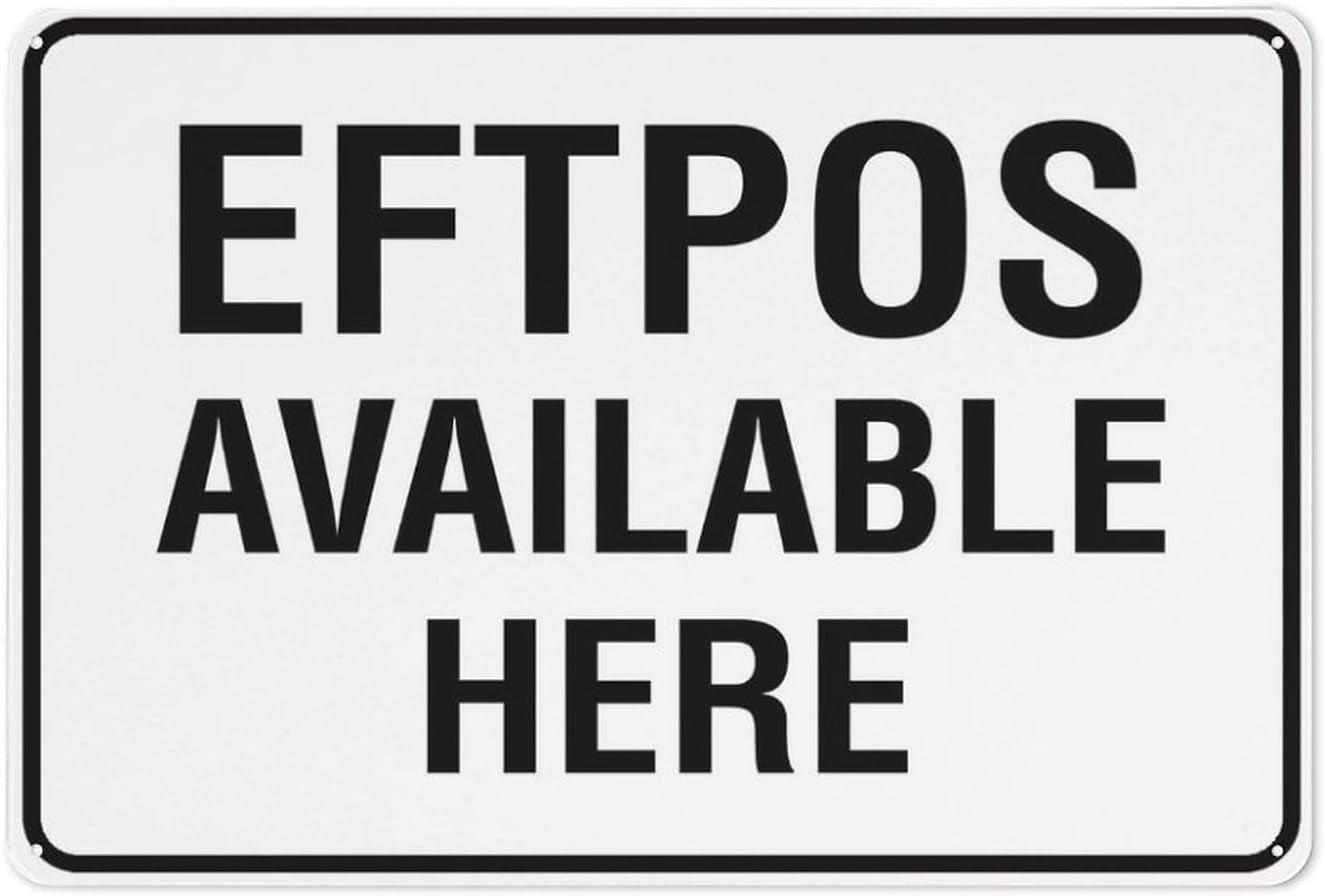 Eftpos Available Here Sign For House 12 X 8 in Yard Sign Premium ...