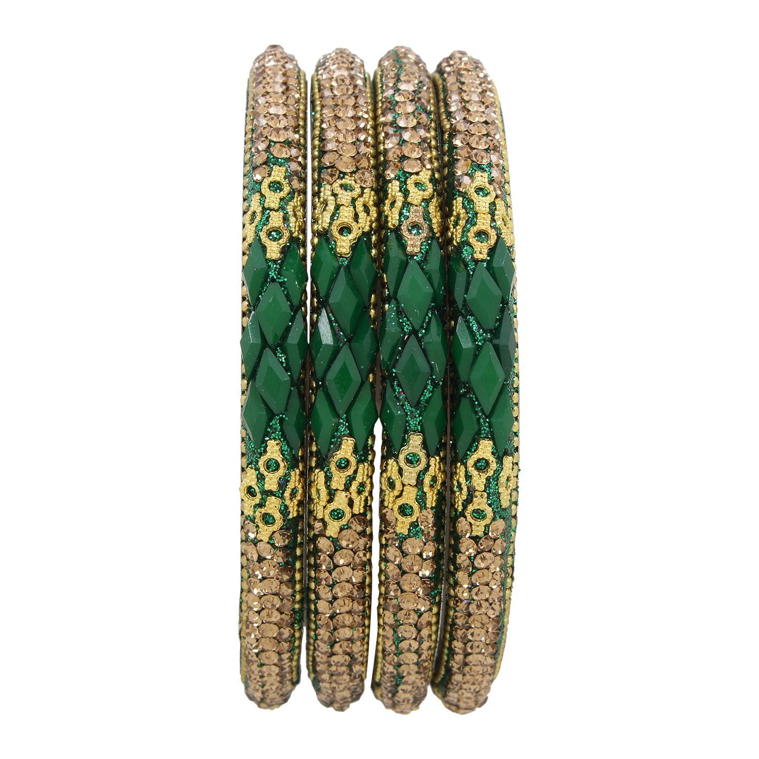 Efulgenz Indian Bangle Set Bollywood Style Rhinestone Crystal Bracelet ...