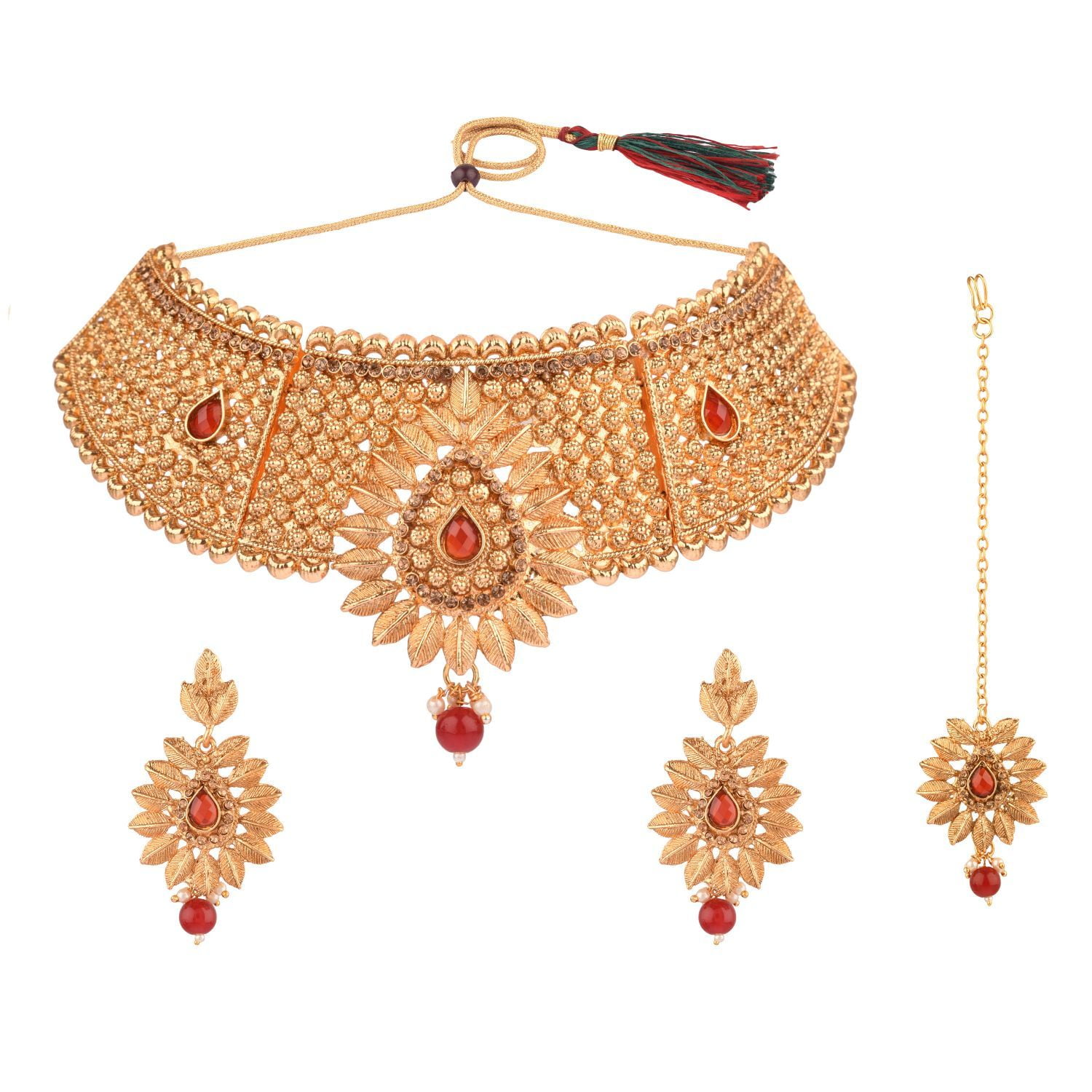 Efulgenz Indian Bollywood Traditional 14 K Gold Plated Kundan Pearl ...