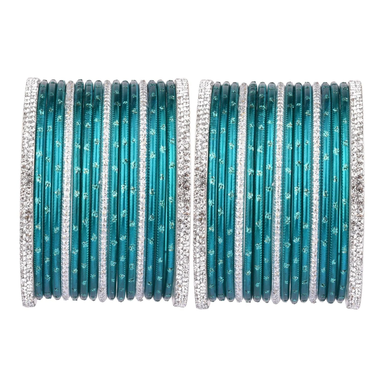Efulgenz Indian Wedding Bridal Bangles for Women Metal Bangle Set ...