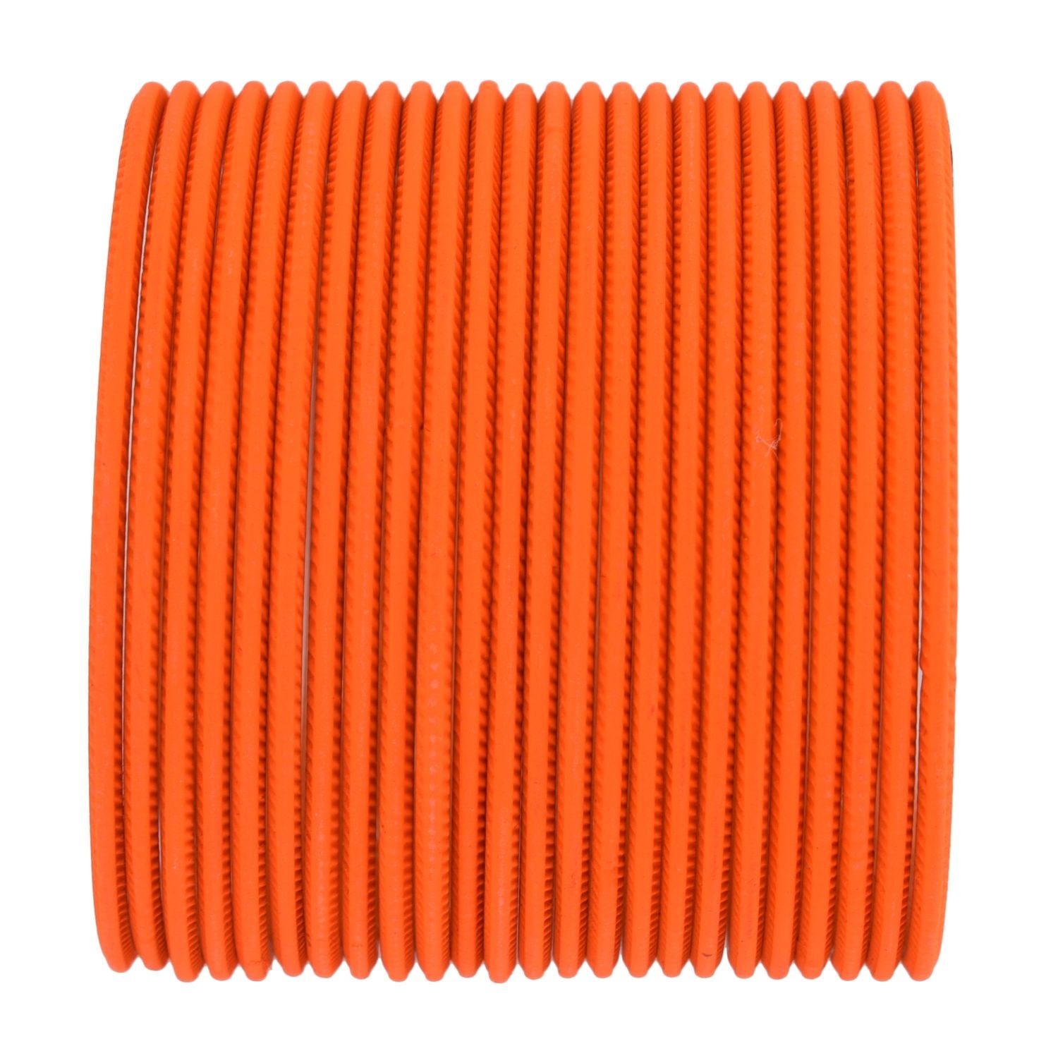 Efulgenz Neon Orange Wedding Bangles Set Plain Matte Finish Bollywood ...