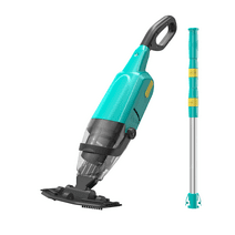 Intex Rechargeable Handheld Above Ground Pool Vacuum with 2 Brush Heads ...