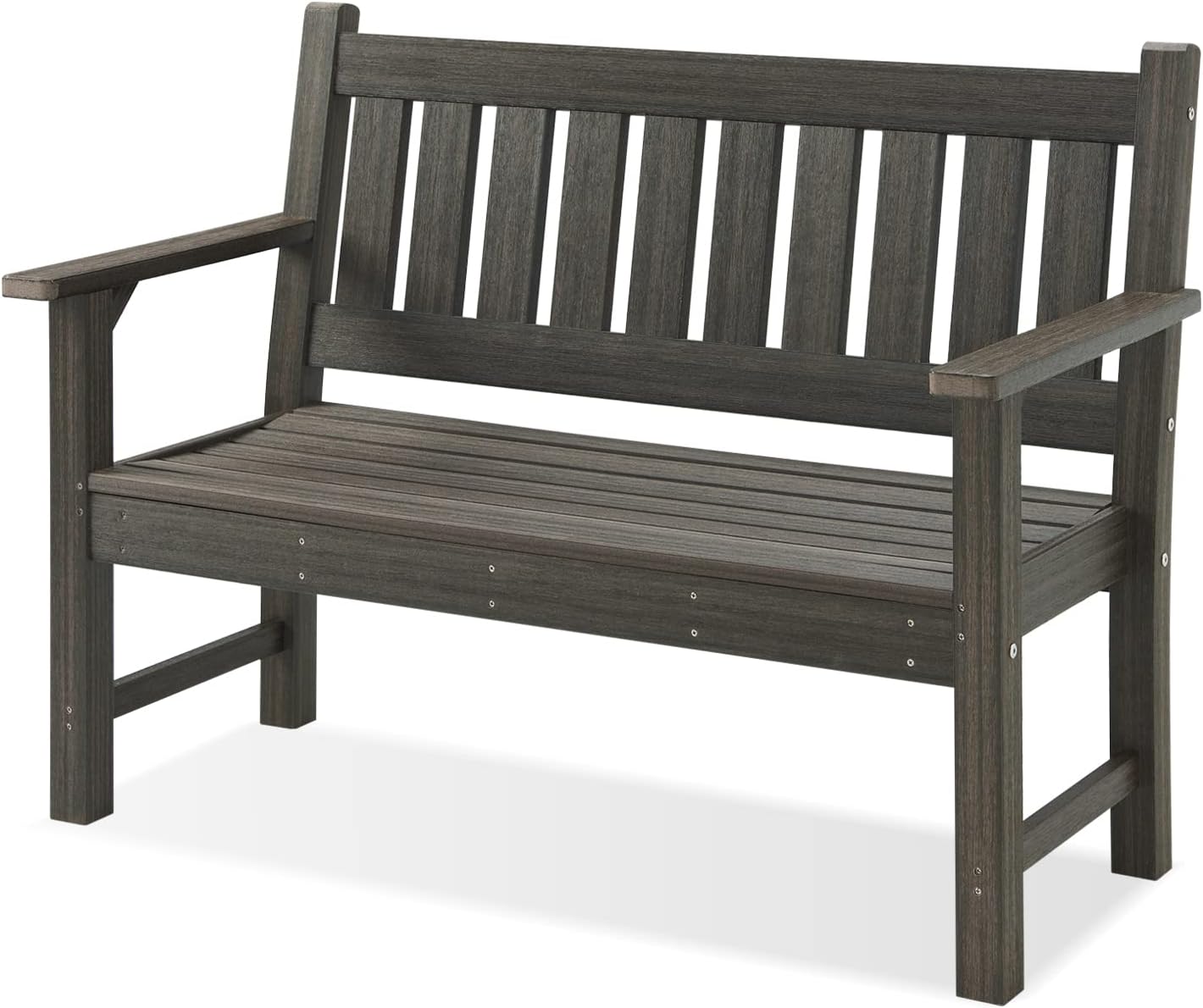 Ktaxon 48" Patio Park Hardwood Bench, Wood Garden Seat, Outdoor Bench ...