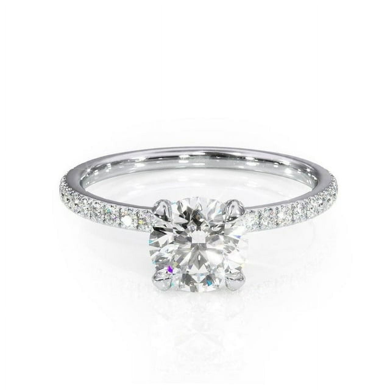 Diamond-Capitals 2.50 Ct Round Diamond Engagement Wedding Ring, Solid ...